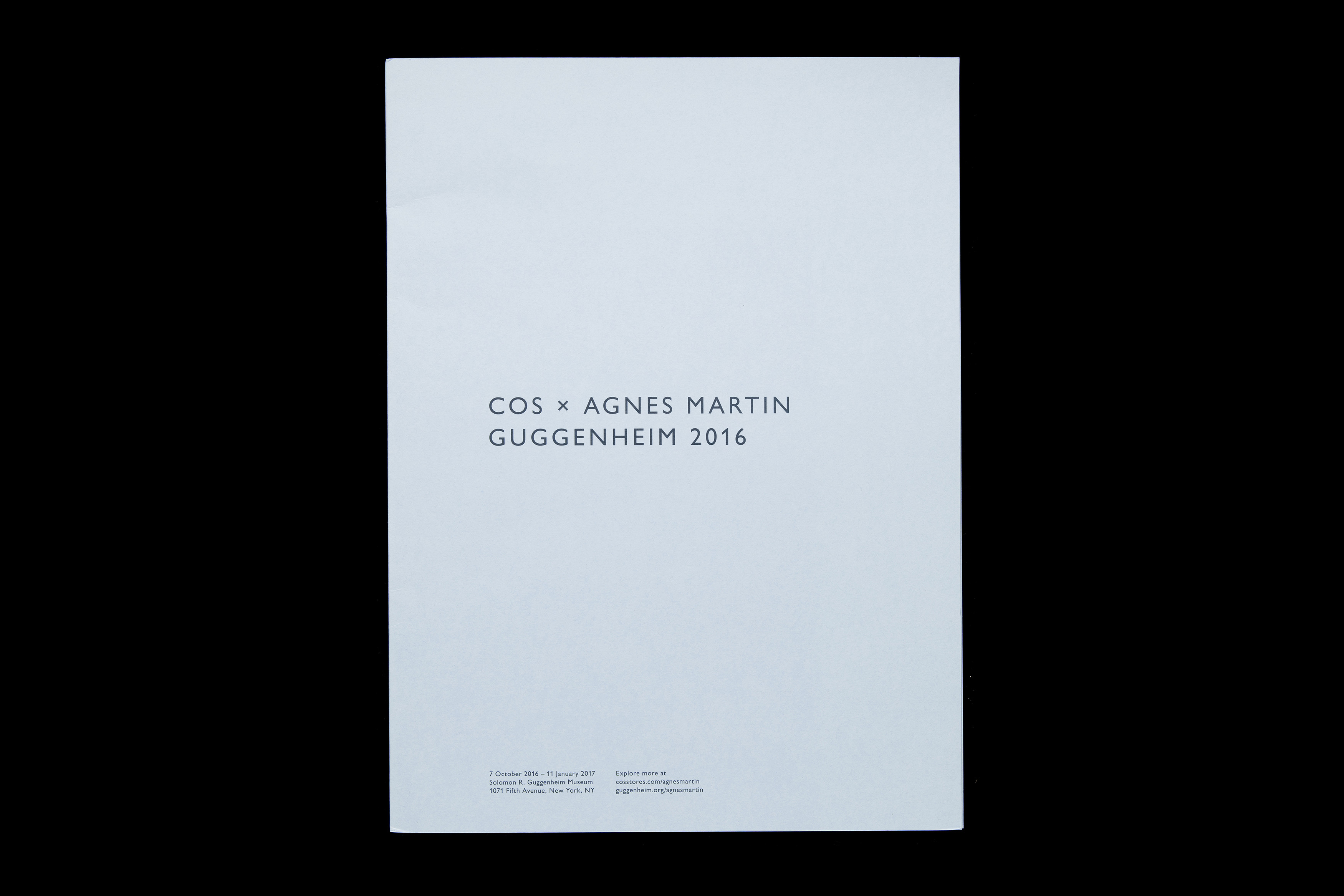 COS × Agnes Martin × Guggenheim 2016 – ll’Editions